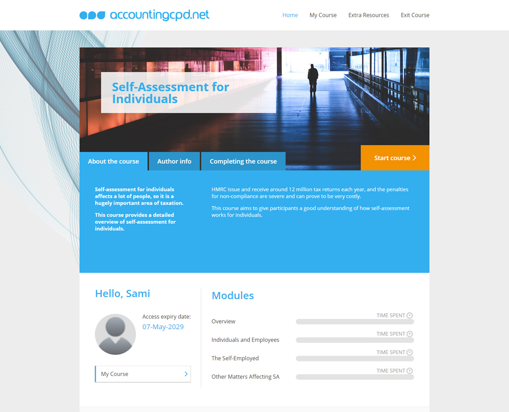 Self-Assessment for Individuals - accountingcpd.net